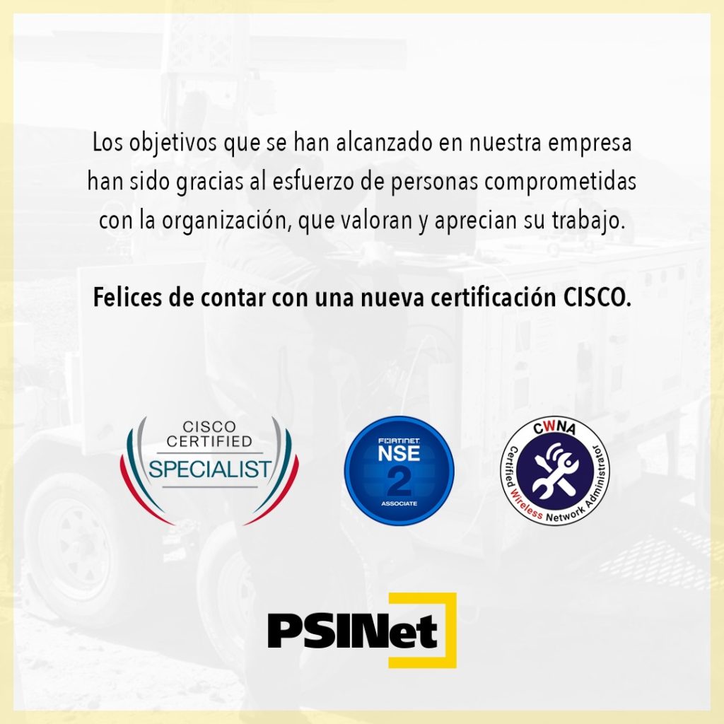 2 años de Servicio Distrito el Salvador - Codelco - PSINET